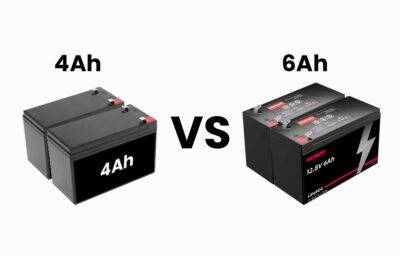 4Ah vs 6Ah Battery, Which is Better? - Redway Power™