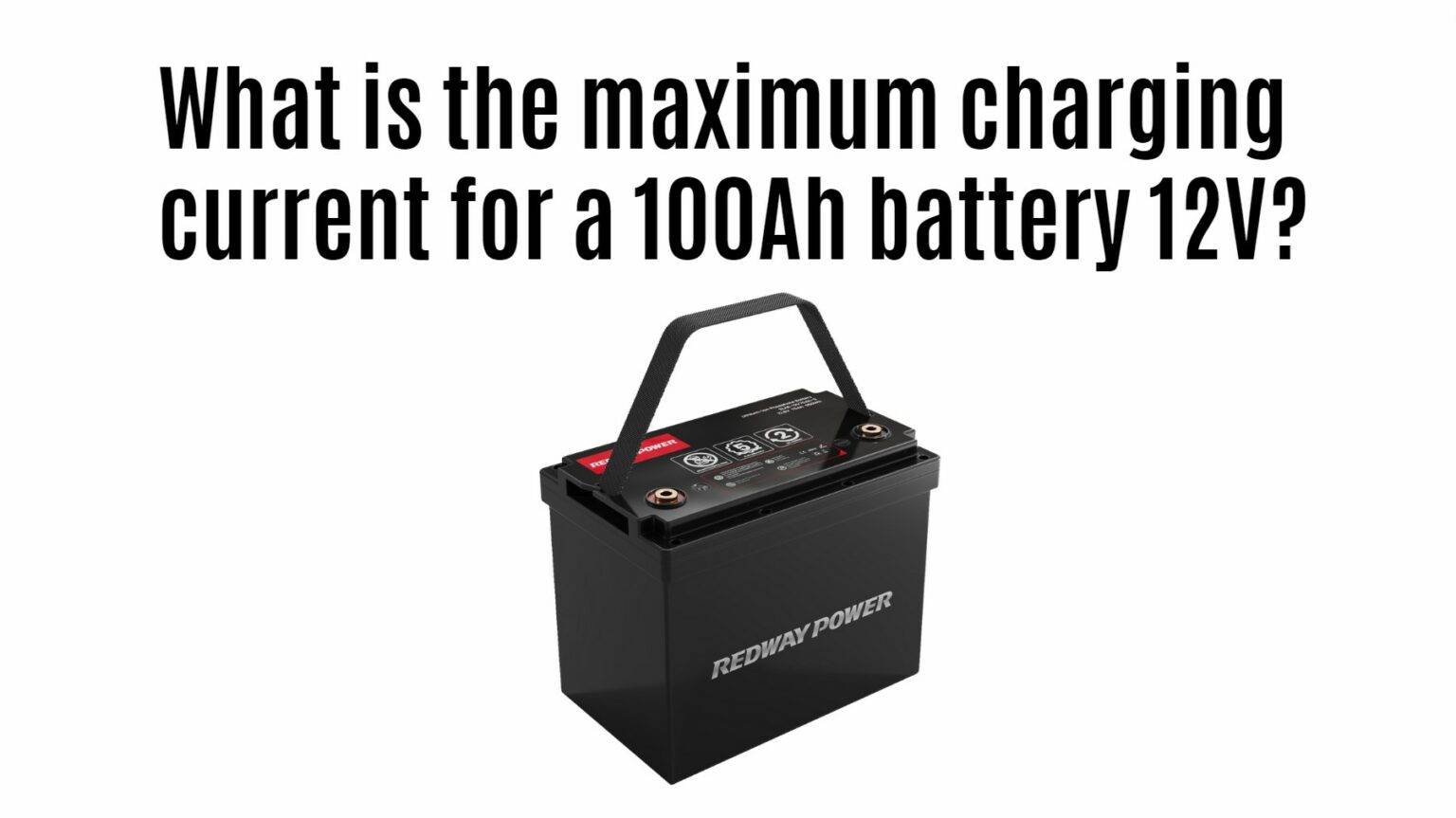 Wat is de maximale laadstroom van een 100Ah accu 12V?