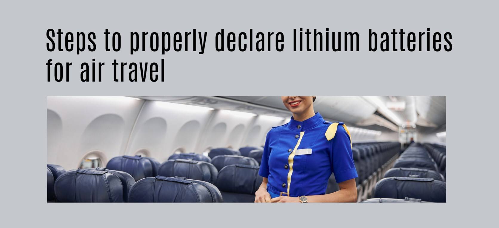 Do You Have to Declare Lithium Batteries When Flying? - Redway Power™