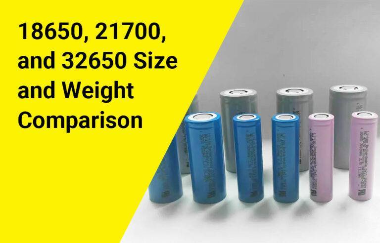 18650 vs 21700 vs 32650 Lithium Batteries - Redway Power™