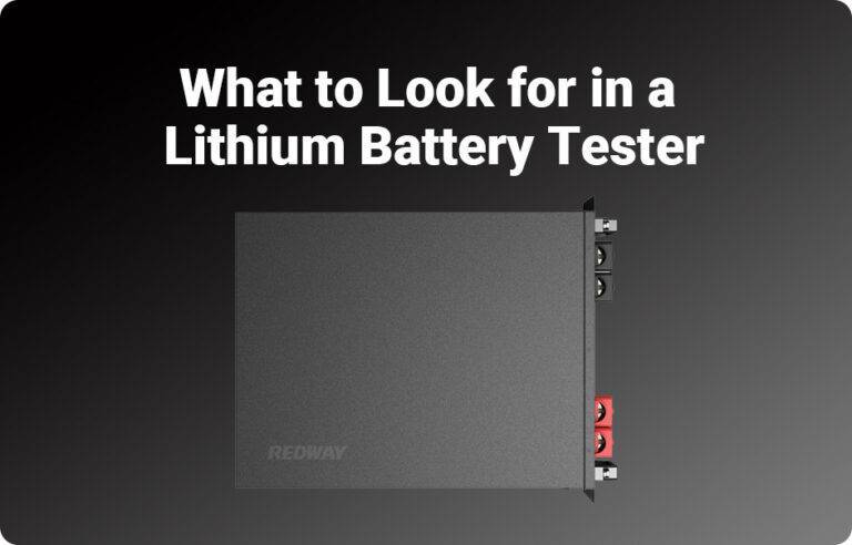 Lithium Battery Tester, Comprehensive Guide - Redway Power™
