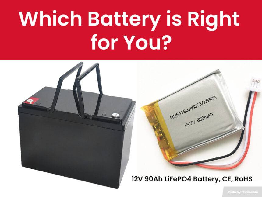 Lithium Polymer Battery vs Lithium Ion Battery Comparison