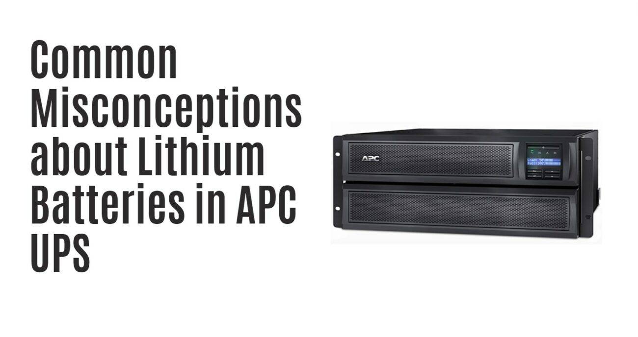 Can I Use Lithium Batteries in APC UPS Systems? - Redway Power™