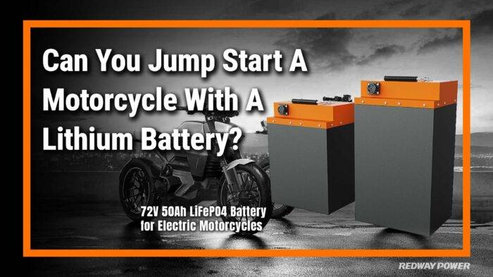 Can You Jump Start a Motorcycle with a Lithium Battery? - Redway Power™