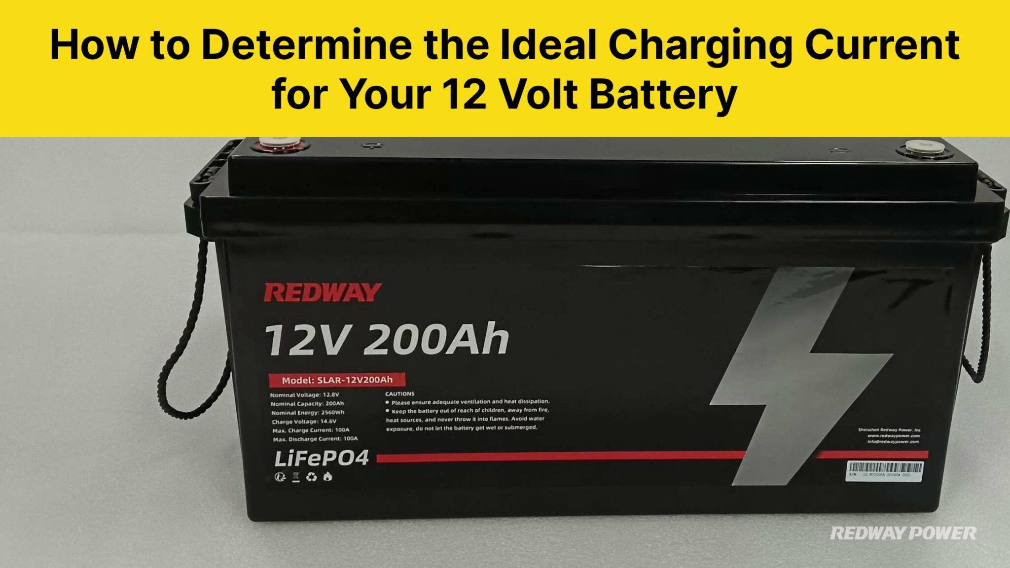 What Should Be the Charging Current for a 12 Volt Battery?