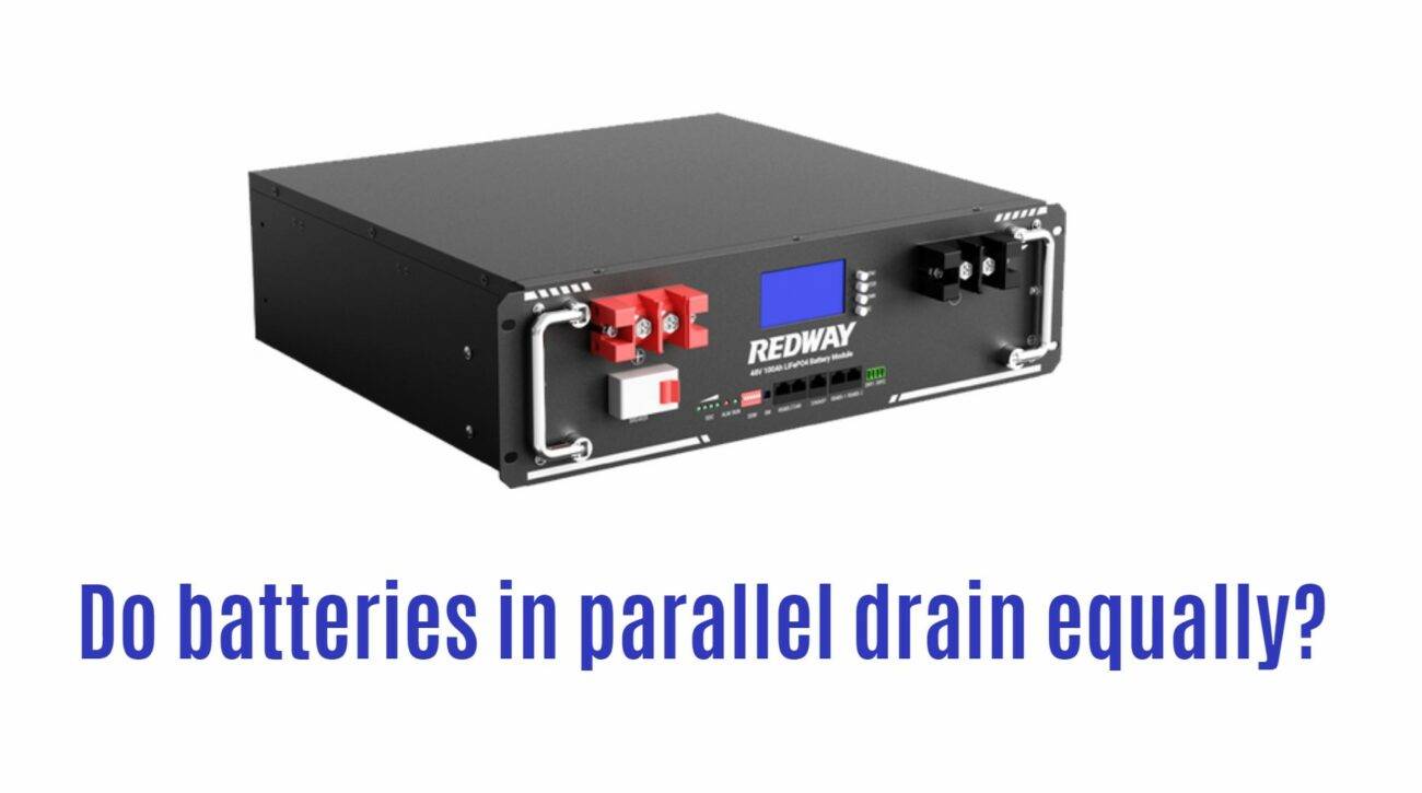How Do Batteries in Parallel Drain and Balance Their Charge?