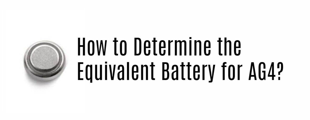 What is the battery equivalent to AG4? - Redway Power™