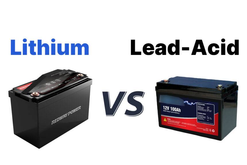 How Do Lithium Batteries Compare to Lead-Acid Batteries? - Redway Power™