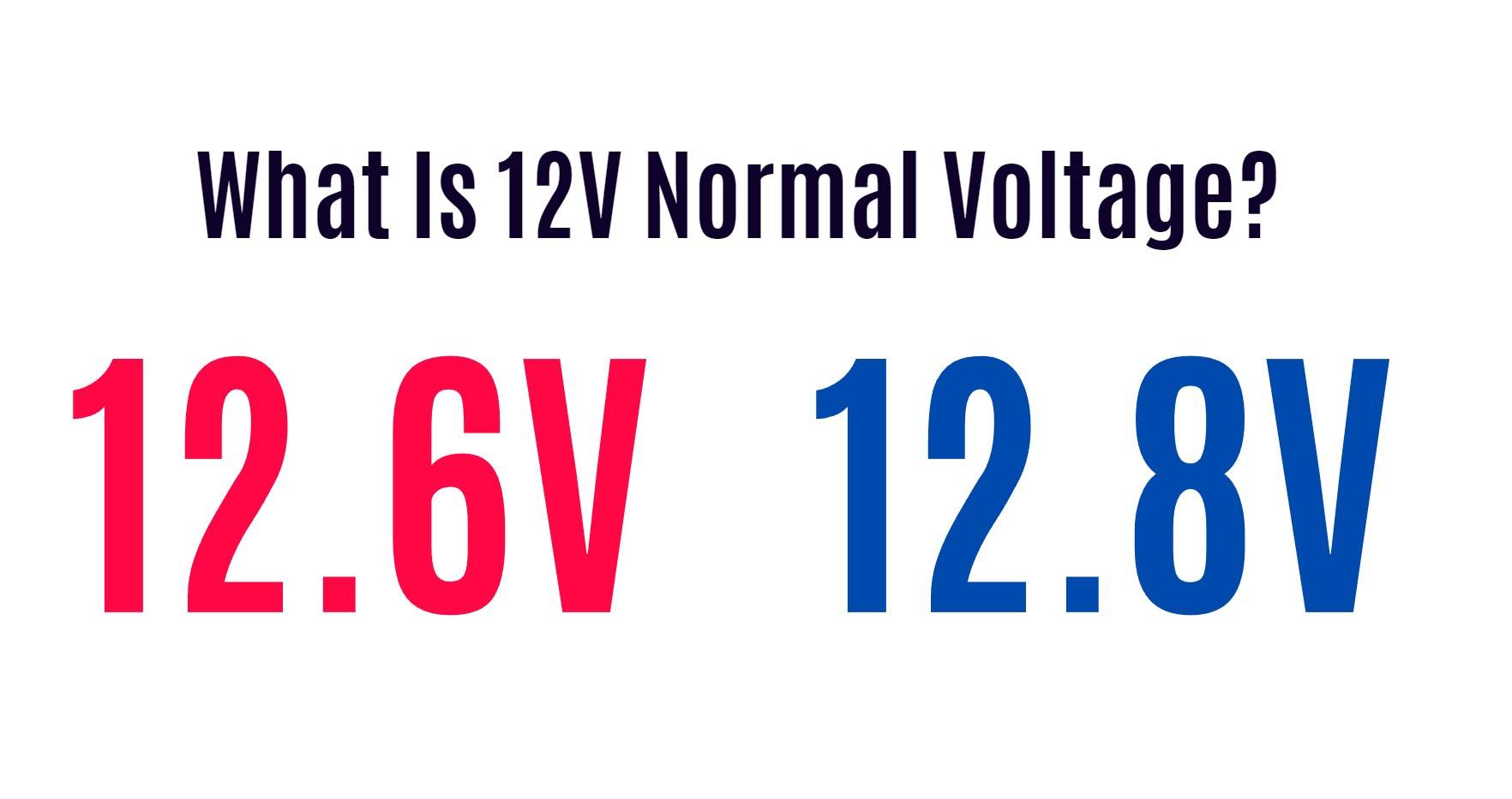 What Is the Normal Voltage for a 12V Battery? - Redway Power™