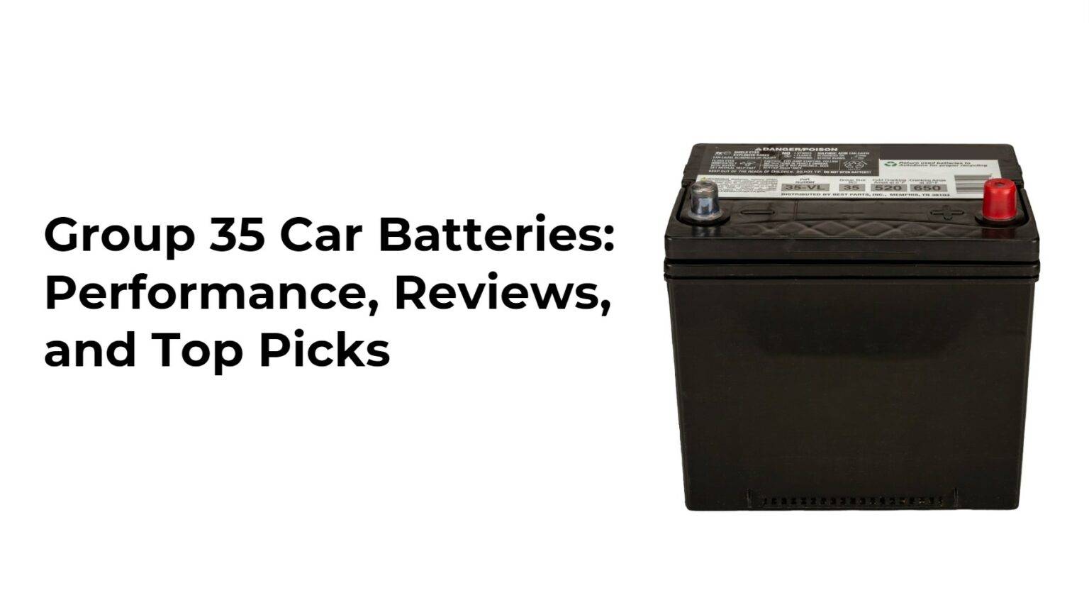 The Ultimate Guide to Group 35 Car Batteries - Redway Power™