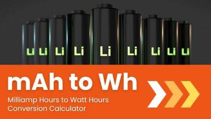 Amp-Hours to Watt-Hours Conversion Calculator