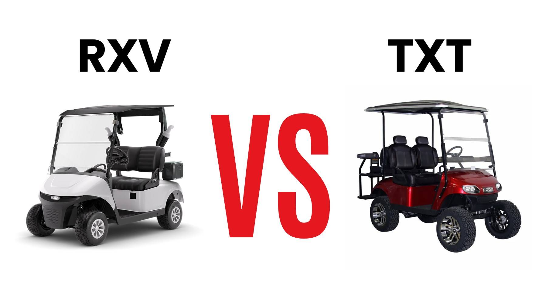 What is the Difference Between EZGO Models? A Comprehensive Comparison of the RXV and TXT ...