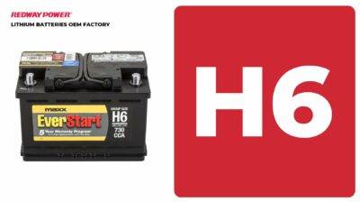What is Equivalent to a H6 Battery? - Redway Power™